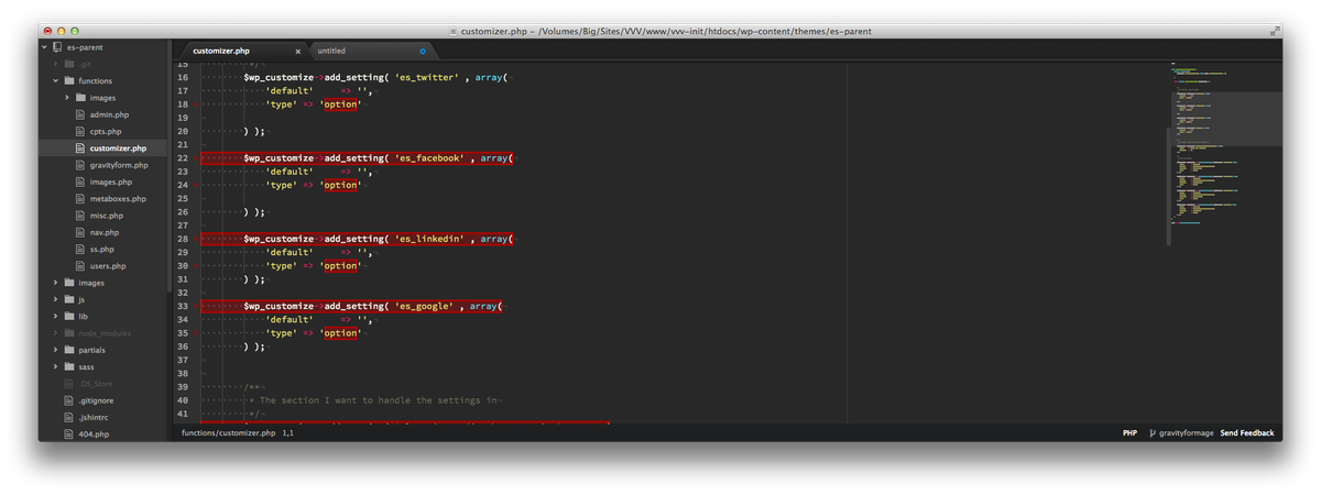 Using phpcs with WordPress on OSX with MAMP